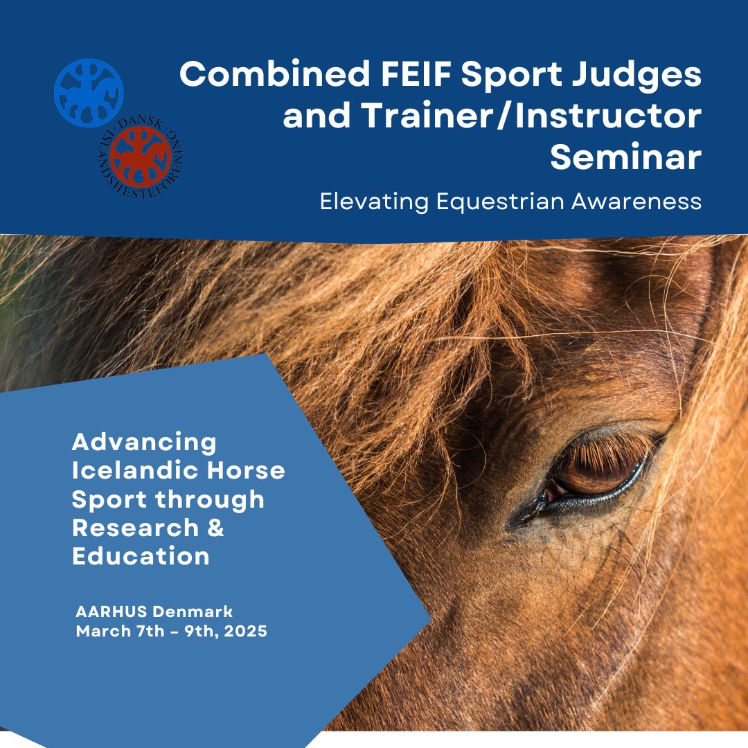 FEIF Sport Judges and Trainer/Instructor seminar afholdes i Danmark til ...